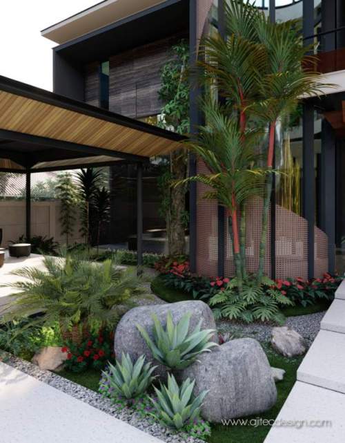 Pinang Merah (Cyrtostachys renda) – 3D Design